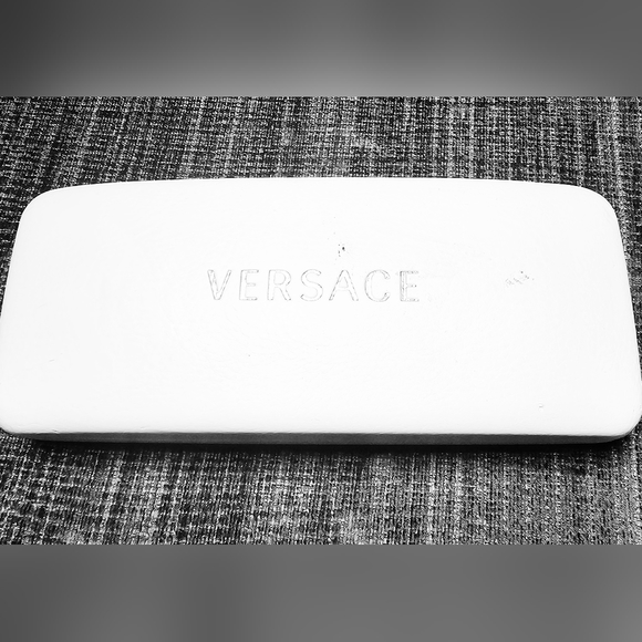 Versace | Accessories | Vintage White Versace Large Sunglasses Case ...
